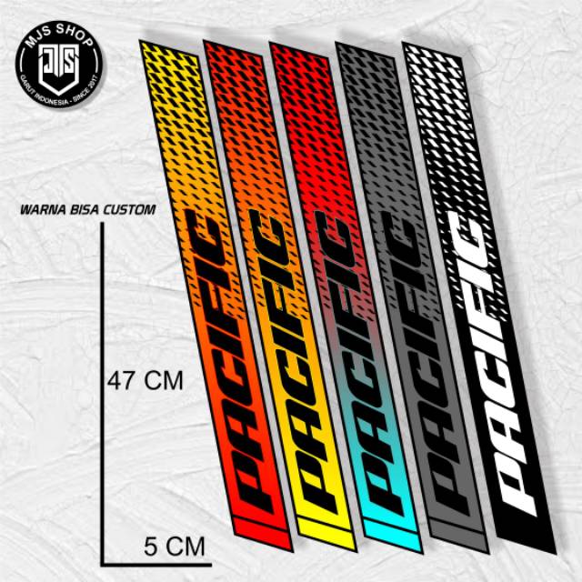 Jual Sticker stiker downtube pacific bike | Shopee Indonesia