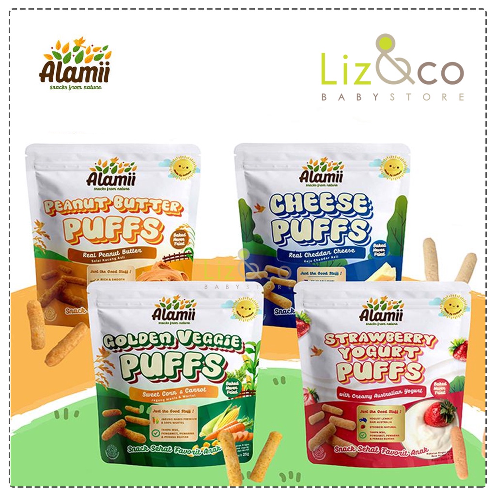 Jual Alamii Puffs Healthy Snack 1Y+ | Shopee Indonesia