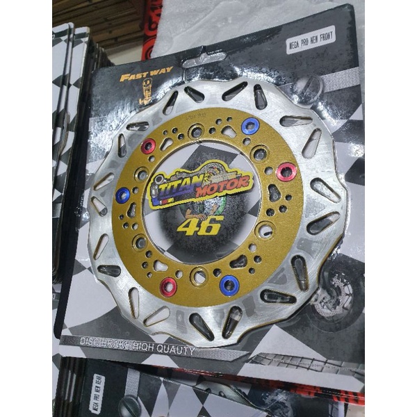 Jual disc piringan cakram depan motor mega pro new cb150r tiger old ...