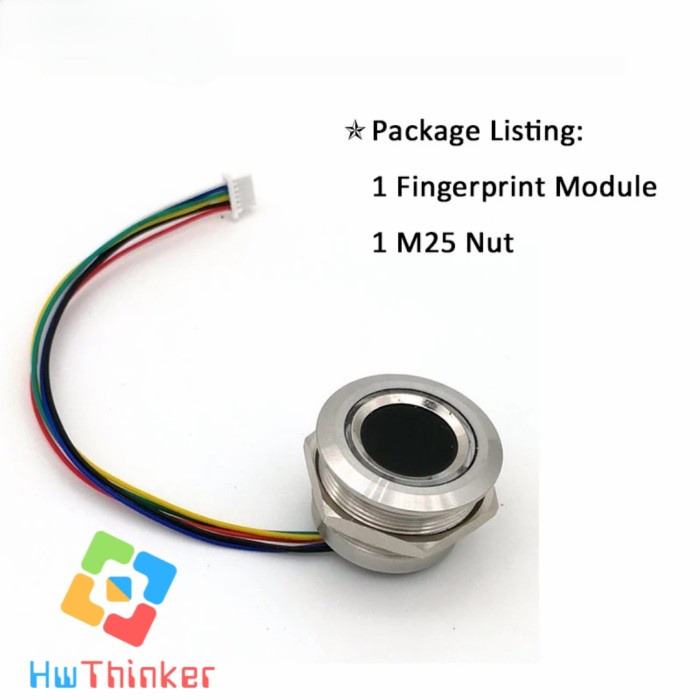 Jual Sensor Sidik Jari Kapasitif Fingerprint Finger print R503 ...