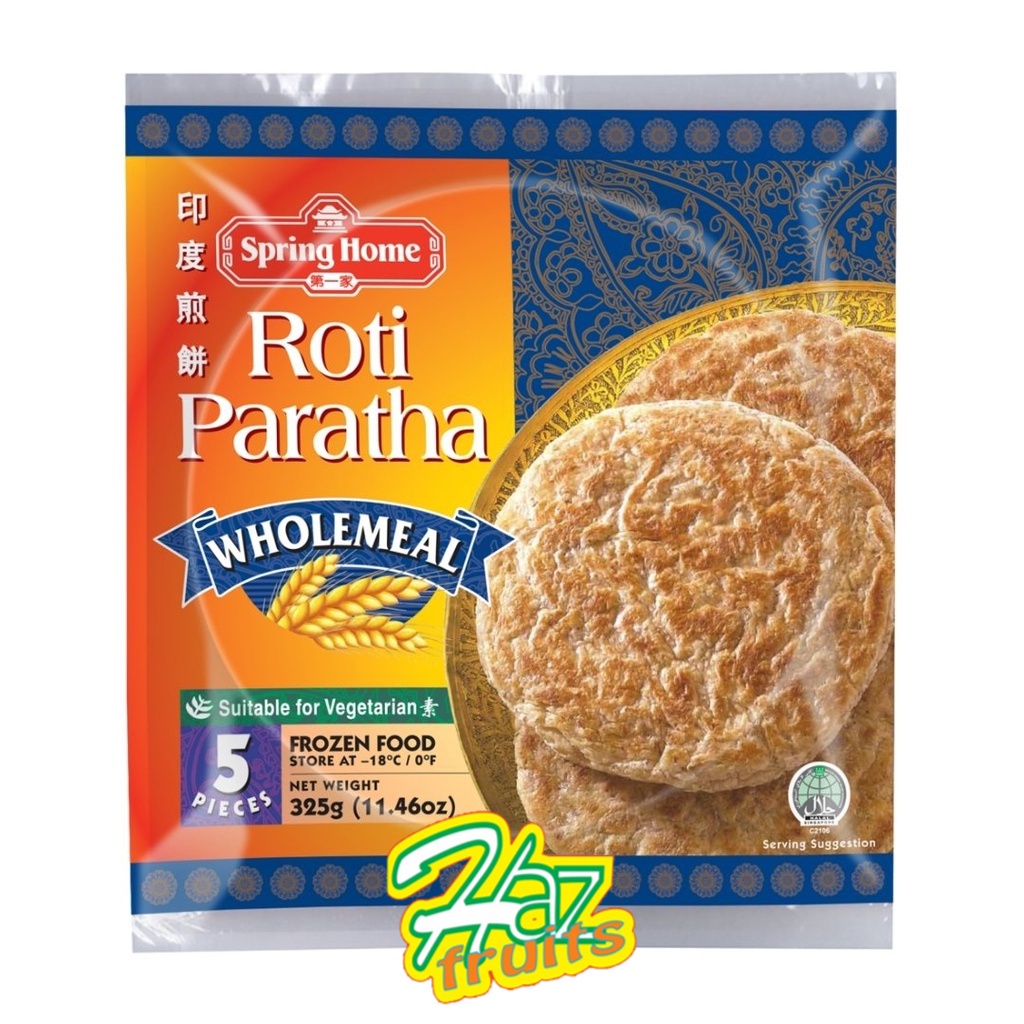 Jual Spring Home Roti Paratha Wholemeal 325 gr | Shopee Indonesia