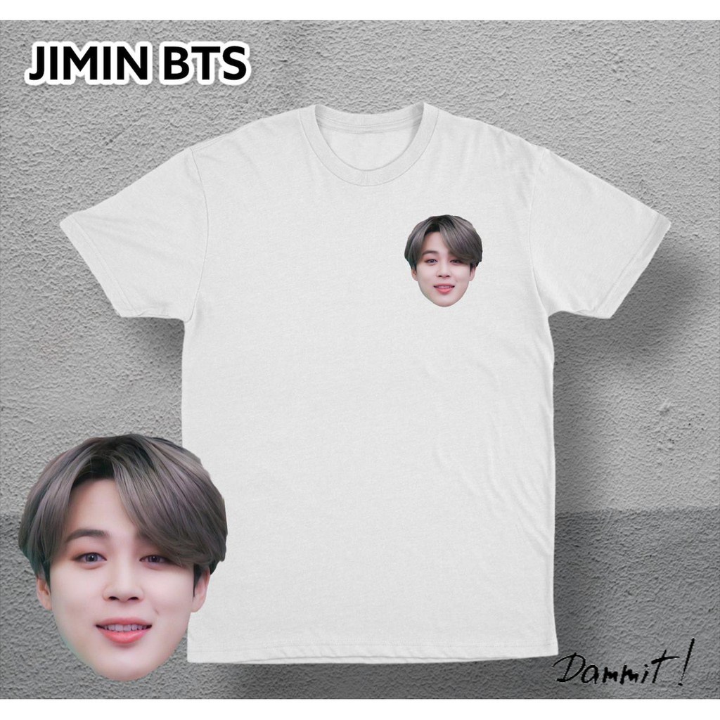 Jual Kaos Baju BTS JIMIN BTS LIFE GOES ON Cotton Combed Premium Muka ...
