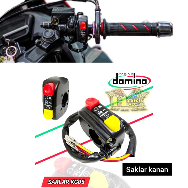 Jual Saklar kanan domino on off lampu motor variasi saklar kanan motor ...
