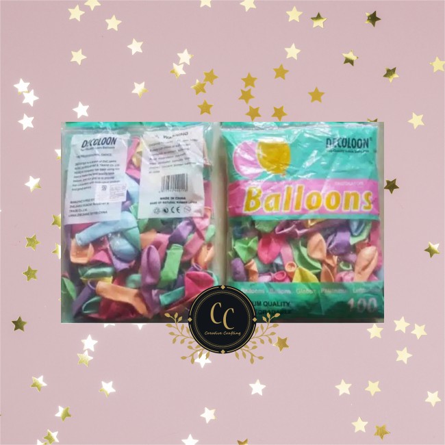 Jual Balon macaron / pastel 10 inch 50 pcs | Shopee Indonesia