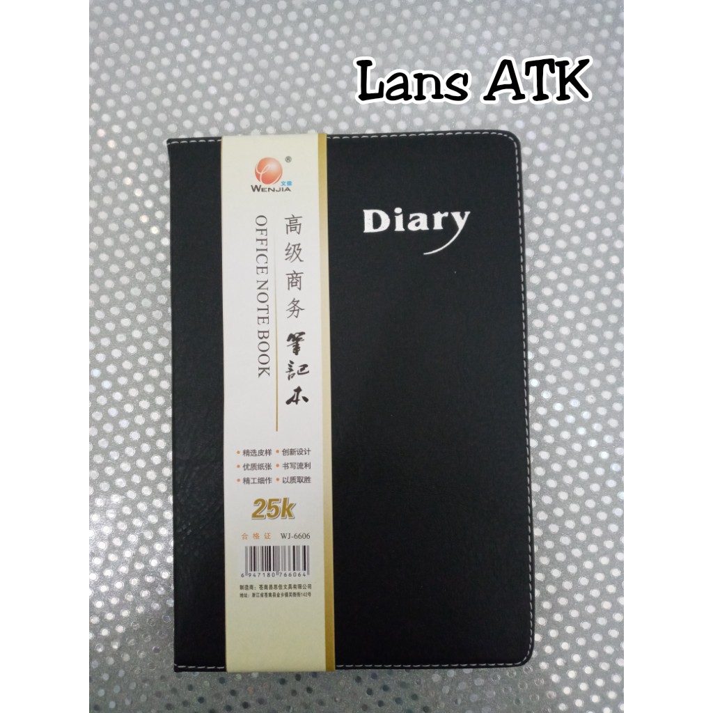 Jual Buku Agenda Wenjia 25K WJ-6606 / Buku Catatan / Notebook (66064 ...