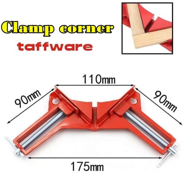Jual Siku Clamp Mini Clamp 3" penjepit sudut 90 derajat corner clamp ...
