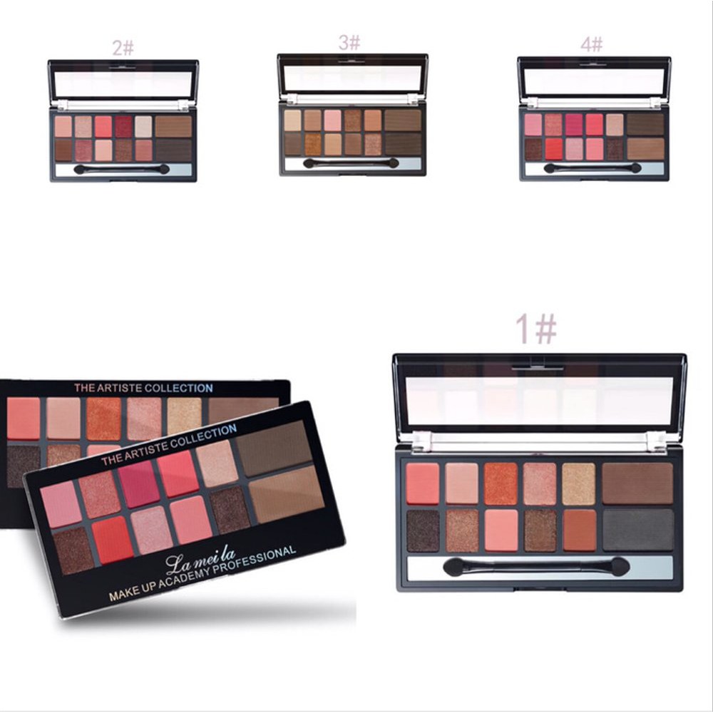 Jual Lameila Make Up Academy 12 Color Eyeshadow Palette PROFESSIONAL ...