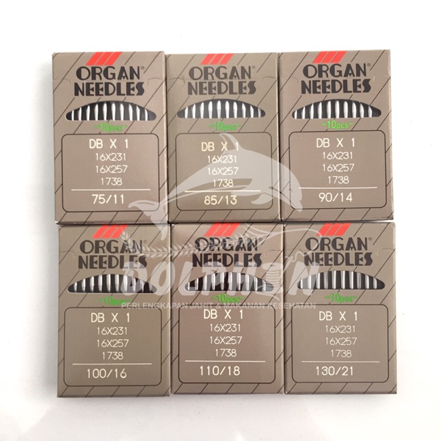 Jual Jarum HS ORGAN Asli Mesin Jahit High Speed DB DC DV DP TQ | Shopee Indonesia