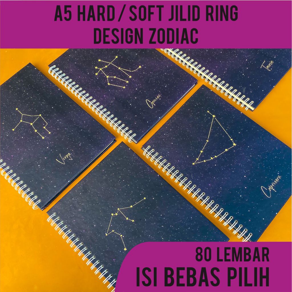 Jual Notes Jilid Ring Spiral Isi Bebas Pilih A5 80 Lembar Hardcover ...