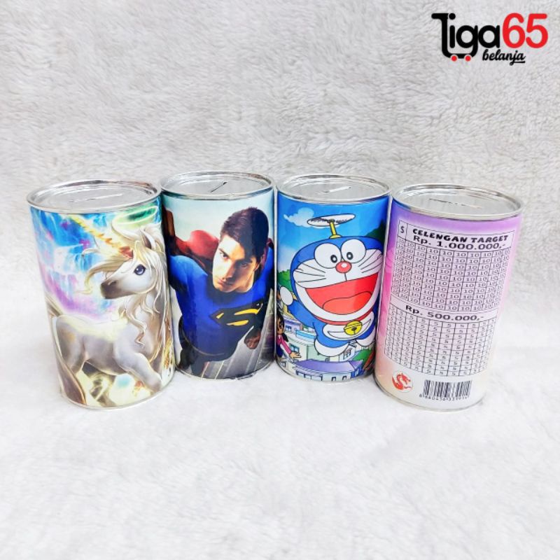 Jual Celengan Target / Celengan Tabung / Coin Bank Tabung Sticker ...