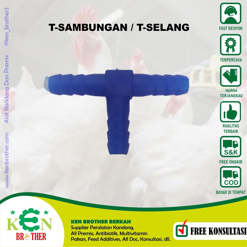 Jual T-selang Tee sambungan Selang Tee (Sparepart TMAO) | Shopee Indonesia