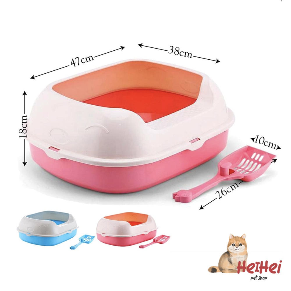 Jual Cat Litter Box - Tempat Bak Pasir Kucing/Anak Kucing Free Sekop ...