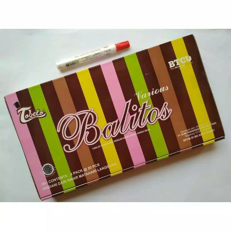 Jual Cokelat Balitos Varios sekarang hanya 2 rasa mango dan greentea ...
