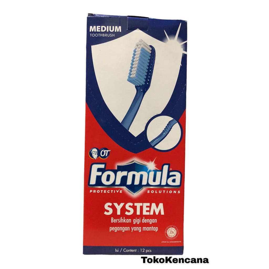 Jual Sikat Gigi / Toothbrush Formula ukuran Medium (12pcs) | Shopee ...