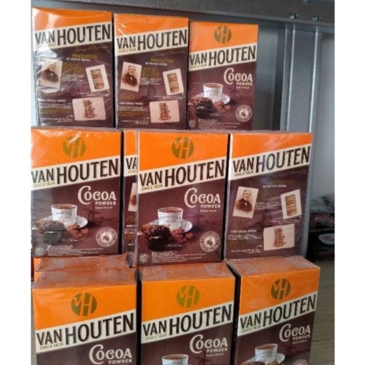 Jual COCOA VANHOUTEN COCOA POWDER COKLAT BUBUK VAN HOUTEN KEMASAN ...