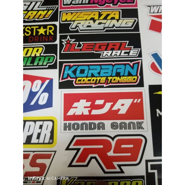 Jual stiker racing | Shopee Indonesia