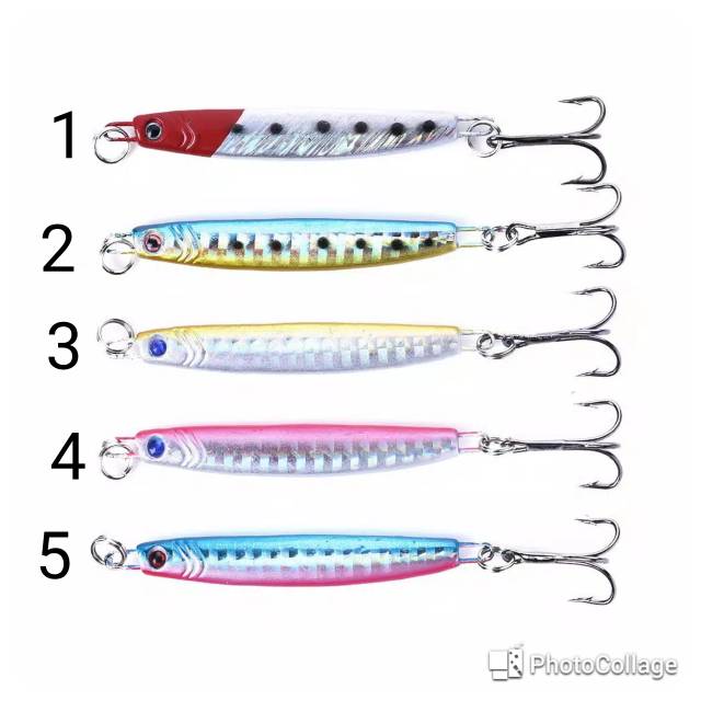 Jual Umpan pancing Metal jig jigging casting troling | Shopee Indonesia
