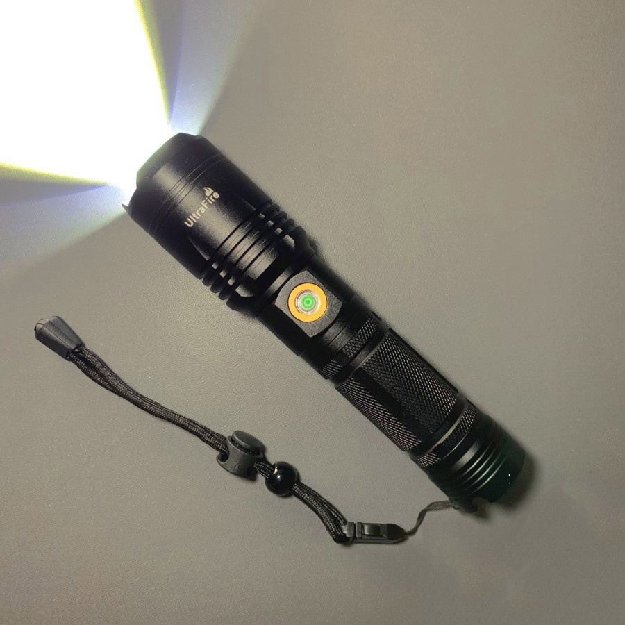 Jual Senter LED XHP 70 UltraFire Cree Compact Sinar Putih (rechargeable ...