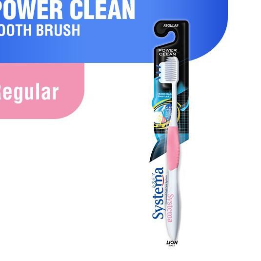 Jual Recomended.. Systema Toothbrush Power Clean Regular Head x5 ...