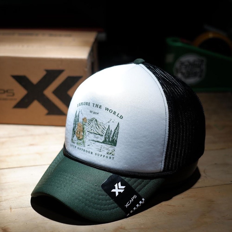 Jual ENOW Topi TRUCKERHAT PREMIUM - NEW!! CUSTOM EXPLORE HOLIDAY VIBES ...