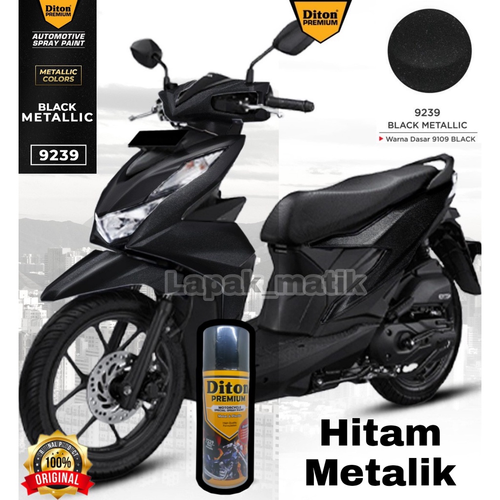 Jual Pilok DITON PREMIUM Hitam Metalik Black Metallic 9239 400ml ...