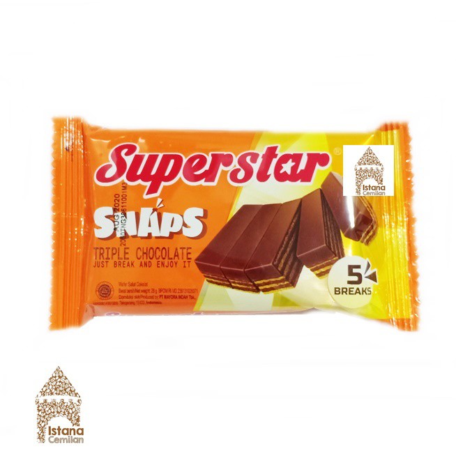 Jual Superstar SNAPS Triple Chocolate 28 Gram | Shopee Indonesia