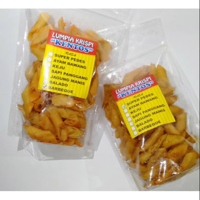 Jual Cemilan Snack Lumpi Krispi "Kentos" | Shopee Indonesia