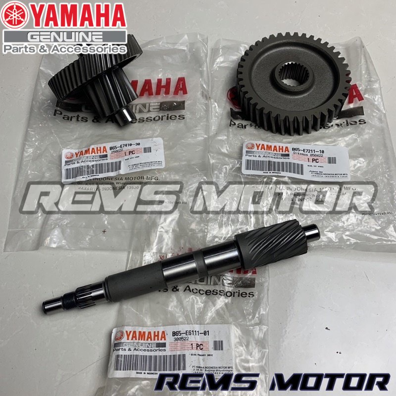 Jual GIRBOX RASIO SET AEROX, ALL NEW AEROX, LEXI ORIGINAL YAMAHA GIR ...