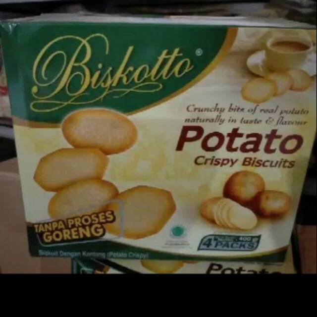 Jual Biskotto potato crispy / biskuit rasa kentang | Shopee Indonesia