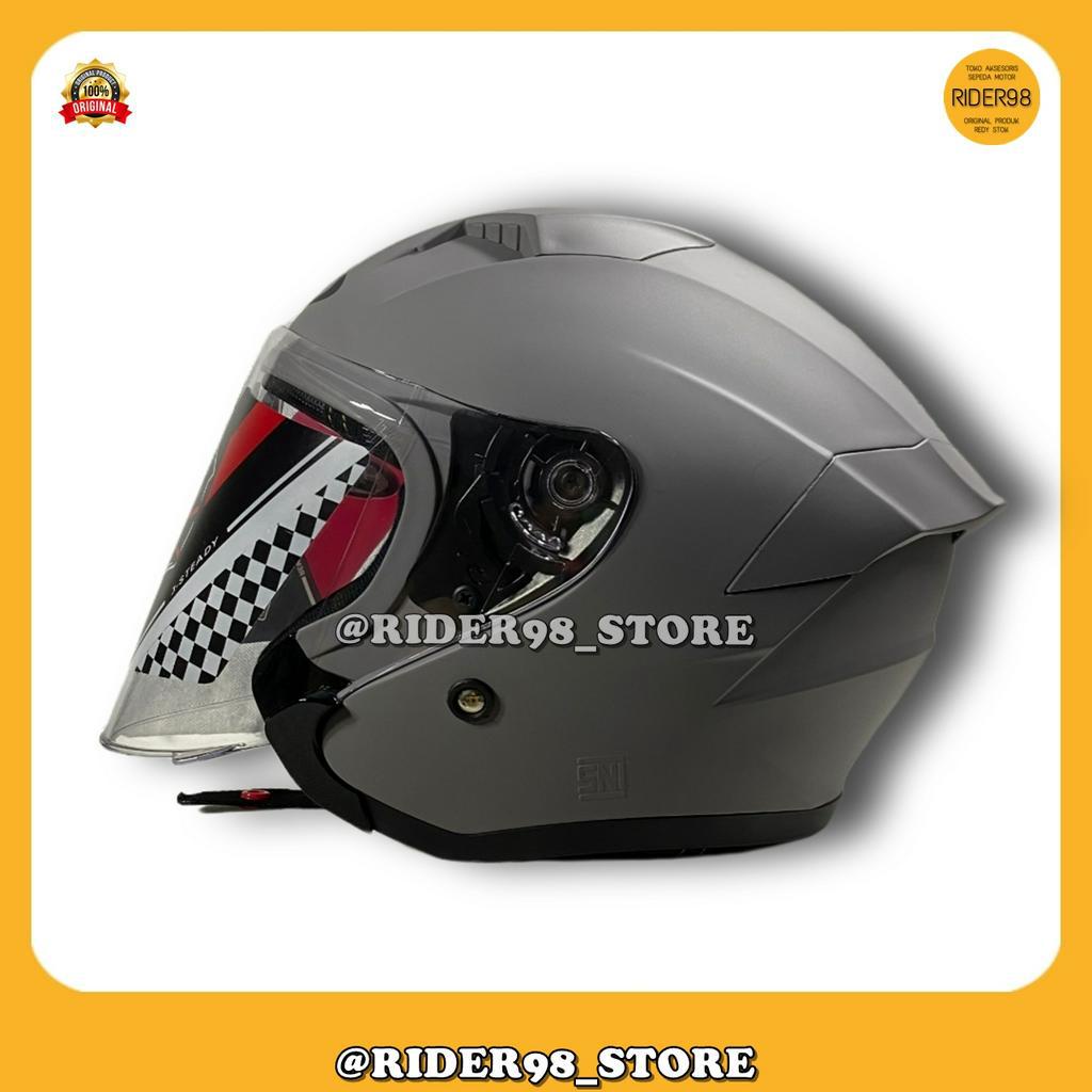 Jual Helmets Sepeda Motor Half Face Gift Sargon Solid Polos Original ...