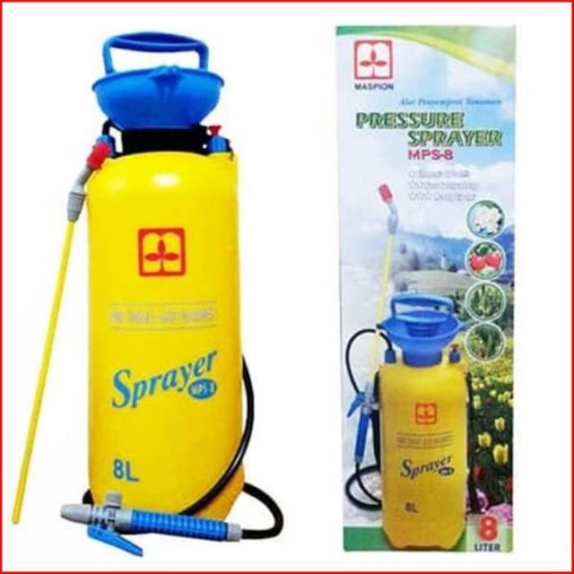 Jual Alat Pressure Sprayer 8 liter maspion desinfektan fogging obat ...