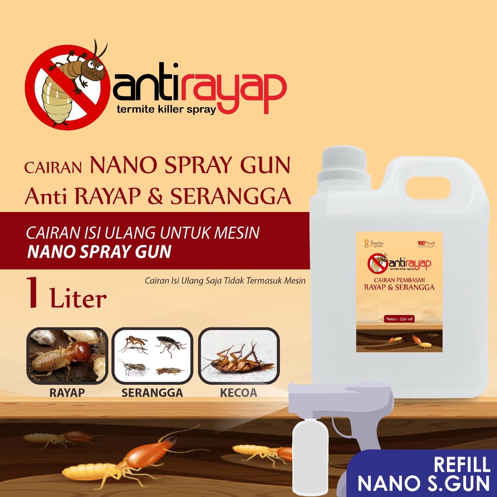 Jual Cairan Obat Fogging Nano Anti Pembasmi Rayap,Hama ,Serangga ...