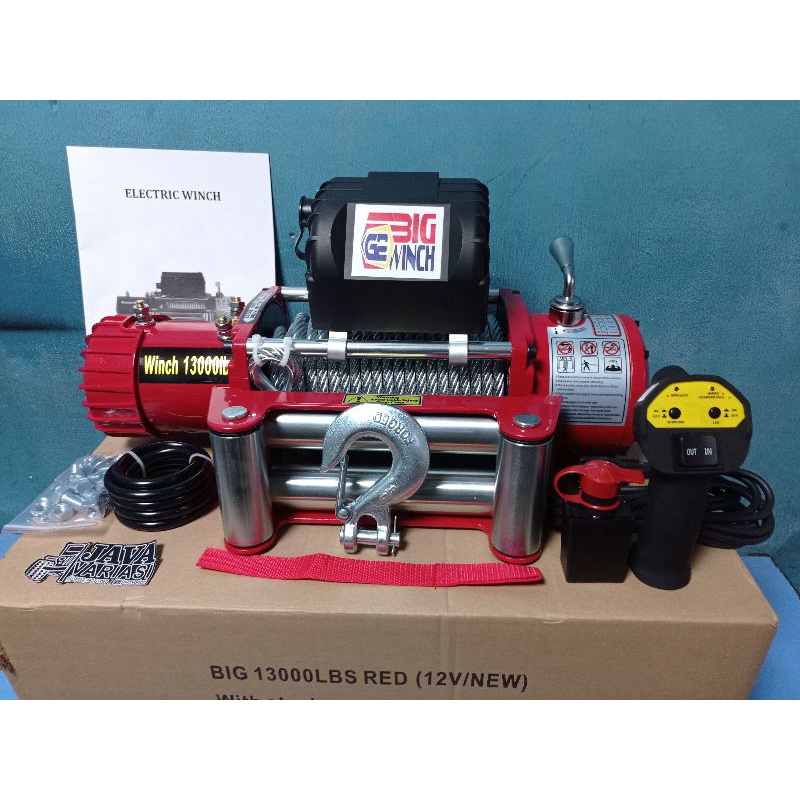 Jual BIGWINCH 13000LBS 6TON 12V WINCH OFFROAD MURAH | Shopee Indonesia