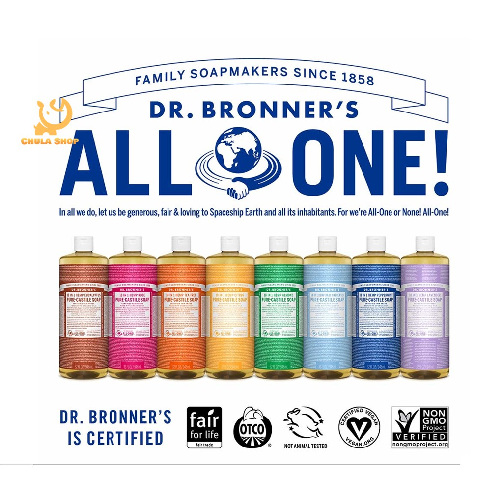 Jual Dr Bronner's - LIQUID SOAP 946 ml | Shopee Indonesia
