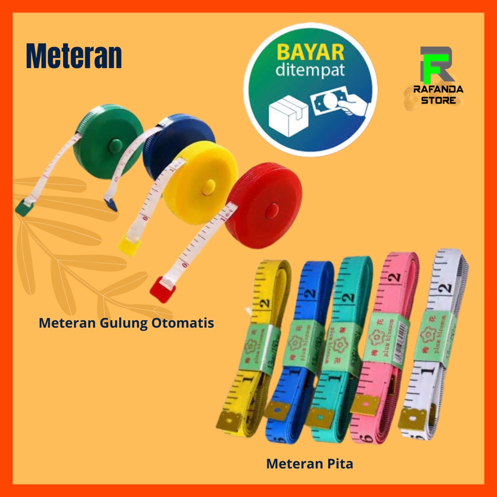Jual Meteran Baju 150 cm / Meteran 60 inch / Pengukur Badan / Meteran ...
