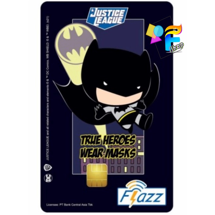 Jual Kartu eMoney eToll Flazz BCA DC Super Hero Unyu gen 2 | Shopee ...