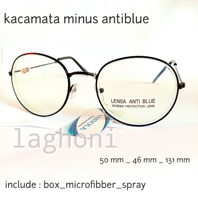 Jual kacamata minus antiblueray antiradiasi VB939 | Shopee Indonesia