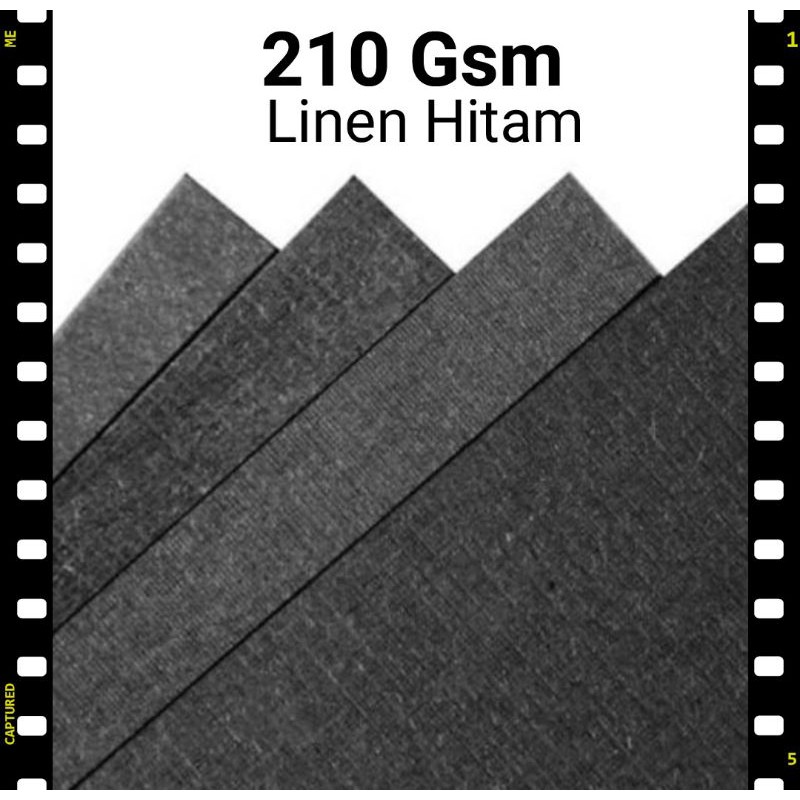 Jual Kertas Linen Hitam 210gsm Lembaran/A3/A4/A5/A6/F3/F4/F5 | Shopee ...