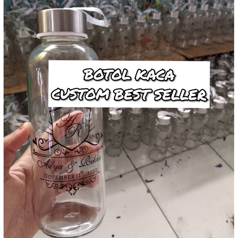 Jual BOTOL KACA CUSTOM | Shopee Indonesia