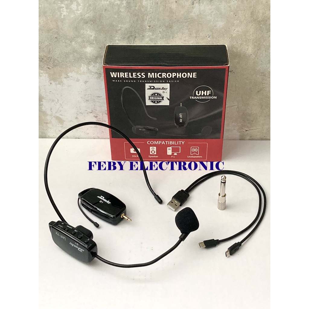 Jual Dusen Berg B1 Mikrofon Imam Masjid | Mic Bando Wireless MC 1 ...