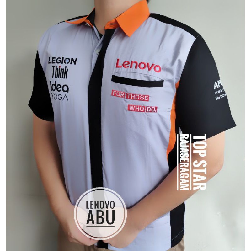 Jual Baju Komputer LENOVO Seragam Komunitas PC LAPTOP Kemeja Kerja ...