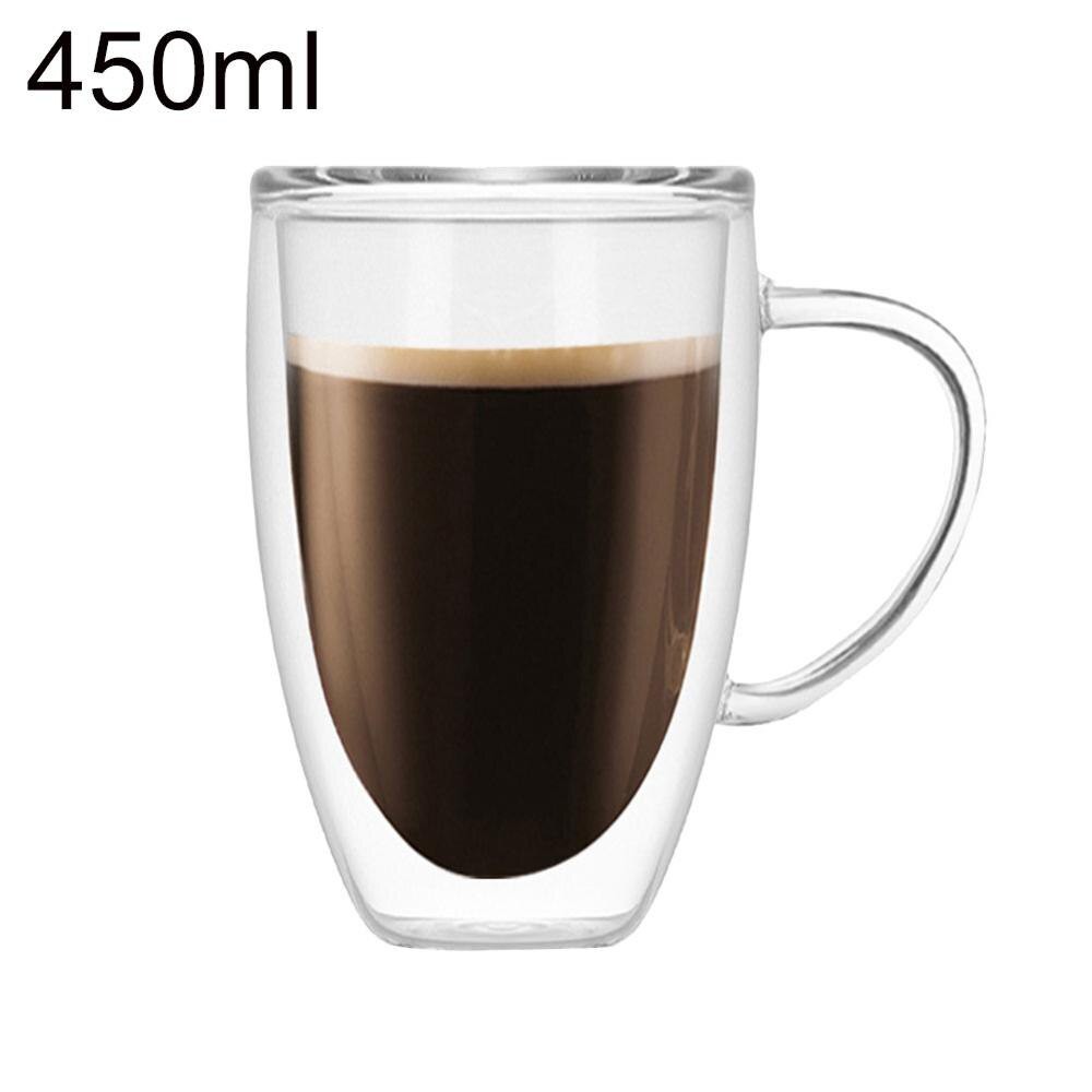 Jual ONE TWO CUPS GELAS CANGKIR KOPI ANTI PANAS DOUBLE-WALL BOROSILICATE GLASS ROUND SERIES ...