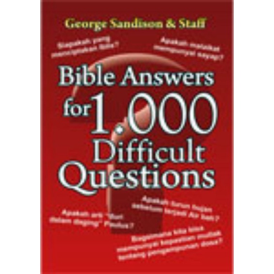 Jual Buku Bible Answers for 1000 Difficulties Questions ( Gandum Mas ...