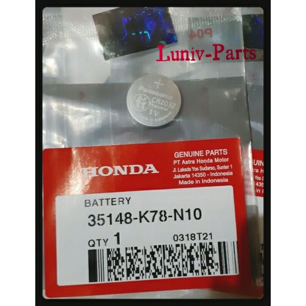 Jual Batterai Battery Remote Motor Honda PCX ADV Vario 150 Original ...