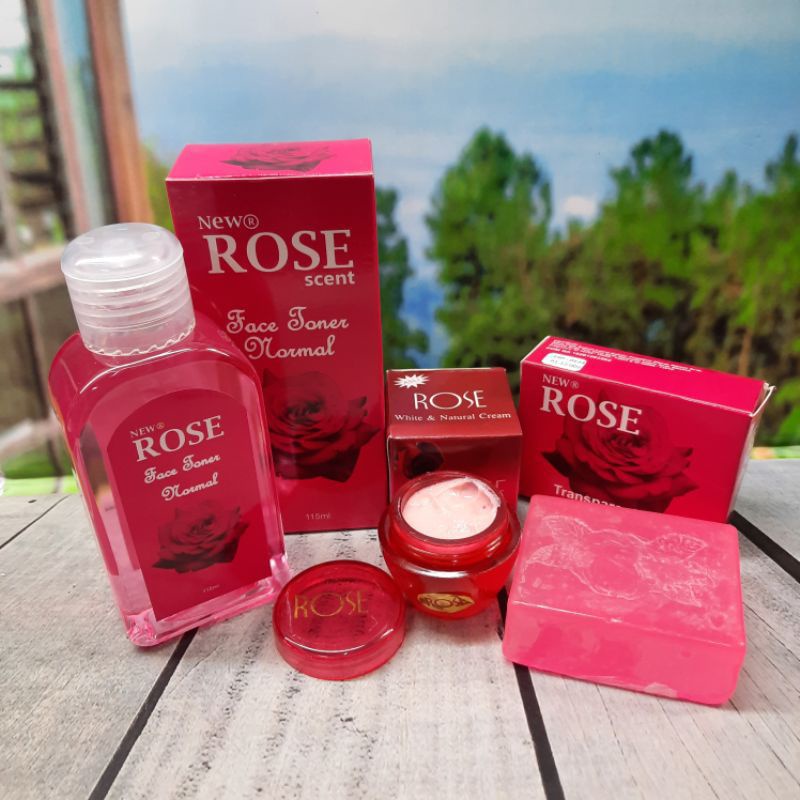 Jual PAKET CREAM ROSE 3IN1( CREAM,SABUN,TONER) | Shopee Indonesia