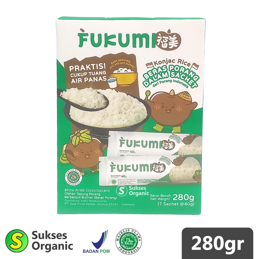 Jual Beras Konjac Shirataki Rice Instant FUKUMI BOX 280gr | Shopee ...
