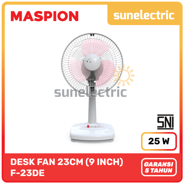 Jual Maspion MSP F-23 DE Desk Fan / Kipas Angin Meja Osilasi 9 Inch ...
