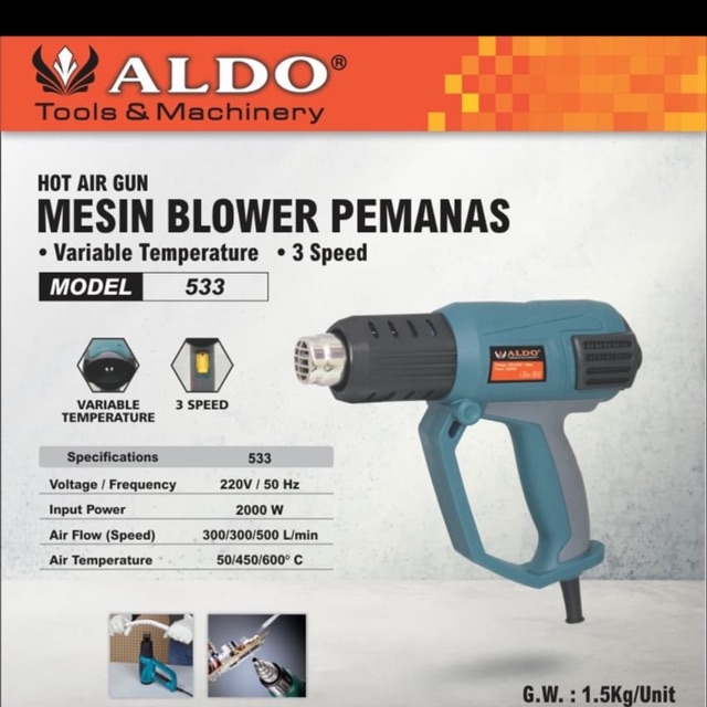 Jual Mesin hot gun Aldo | Shopee Indonesia