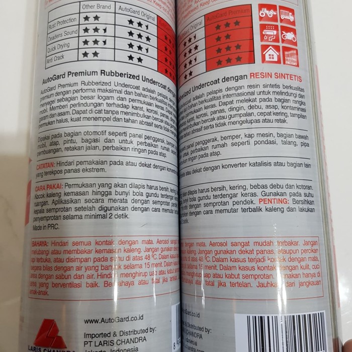 Jual Penray Undercoat Pelapis Flinkote Anti Karat Mobil Peredam Suara ...