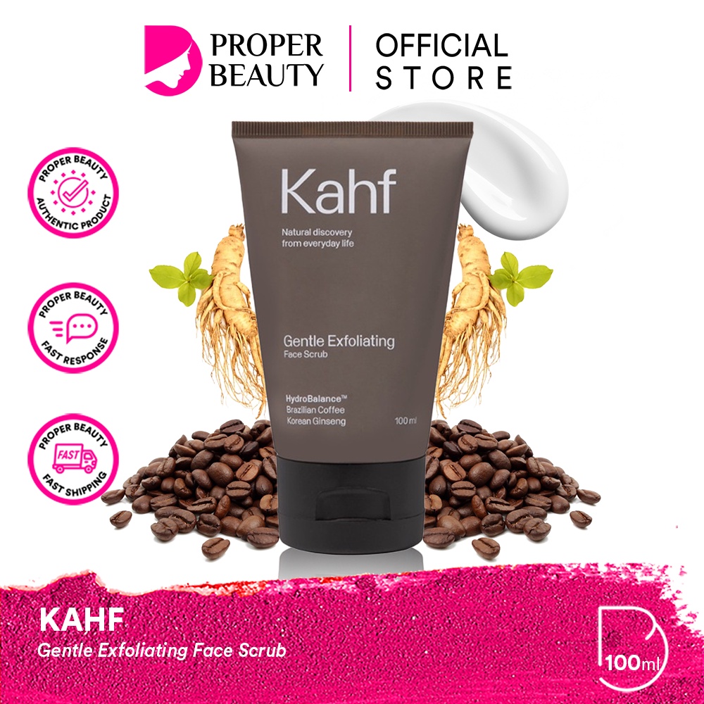 Jual KAHF Gentle Exfoliating Face Scrub Indonesia / Sabun Wajah Pria ...